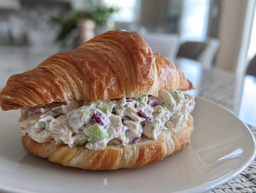 Irresistible Chicken Salad Croissant Recipe in 15 Minutes - Recipes Reanna