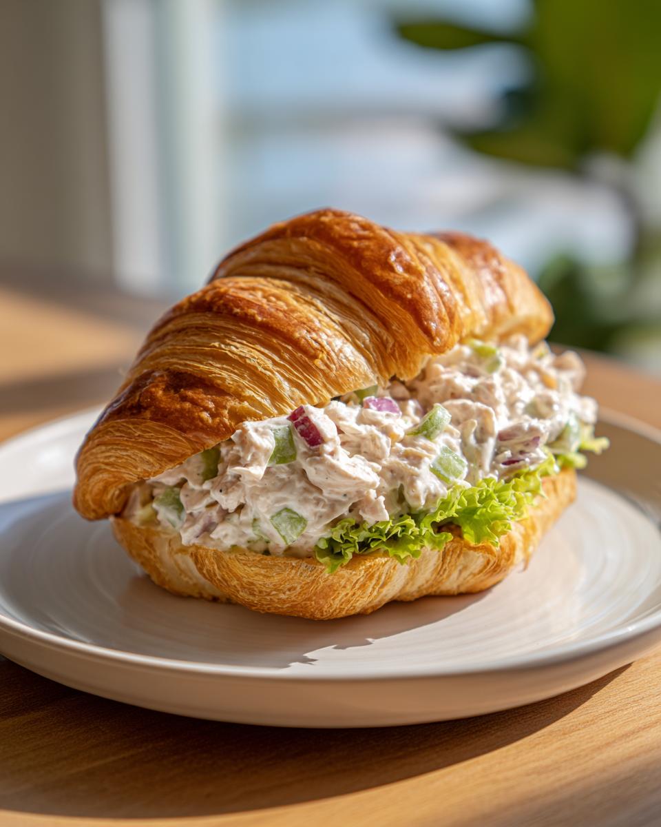 Irresistible Chicken Salad Croissant Recipe in 15 Minutes - Recipes Reanna